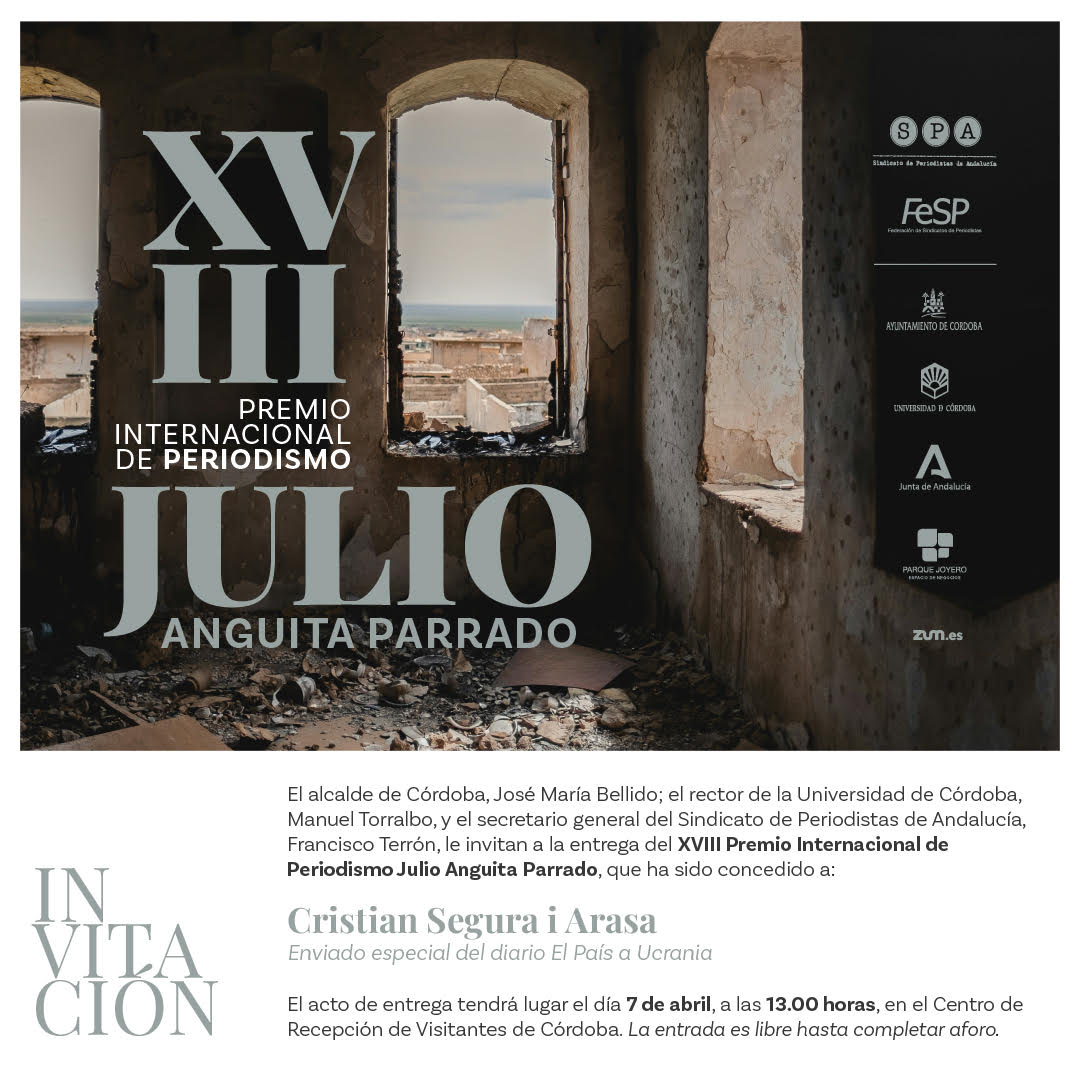 Próxima entrega del XVIII Premio Internacional de Periodismo Julio ...